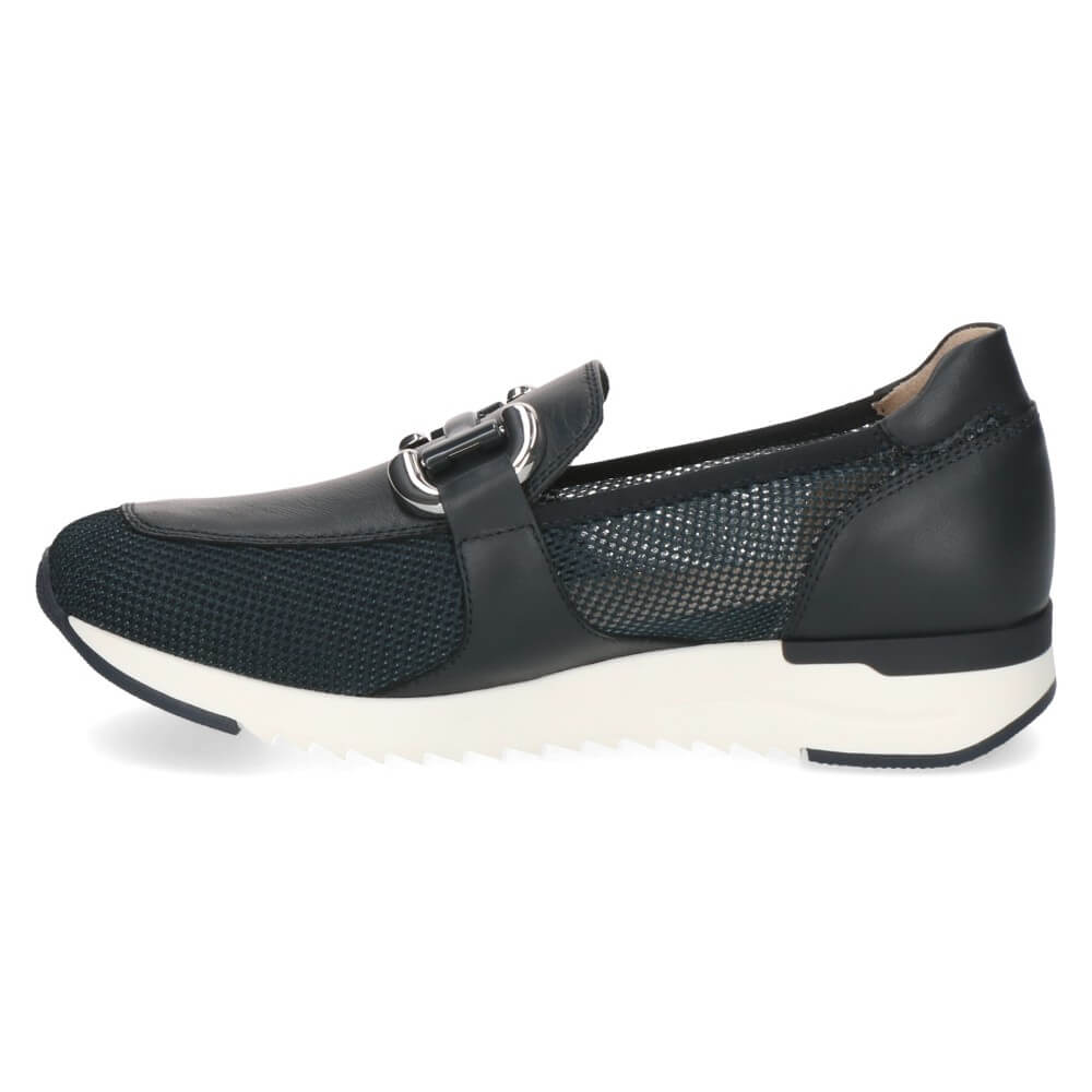 Caprice 9-24536 Leather Mix Loafer Navy
